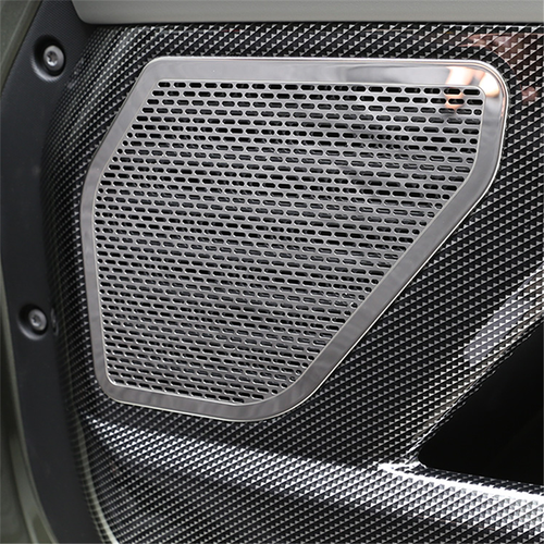 2×Carbon Fiber ABS Door Anti-Kick Panel Cover For 2020-22 Land Rover ...