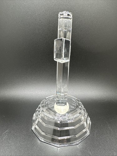 Vintage Jesus God Crucifix Cross Lead Crystal Glass Cristal DePlomb ...