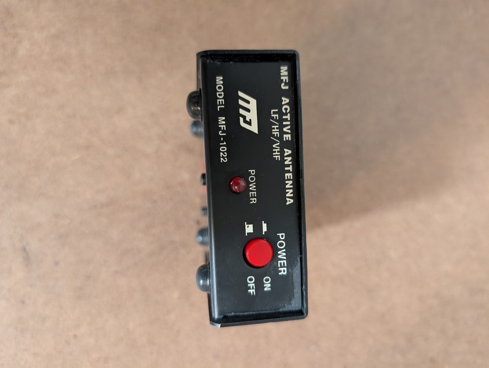 USED MFJ-1022 Active Antenna LF HF VHF (300kHz to 200MHz) **READ** | eBay