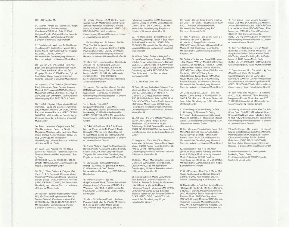 DJ Taucher / Knee Deep Bros – Clubber's Guide To... Germany - 2 CDS ...