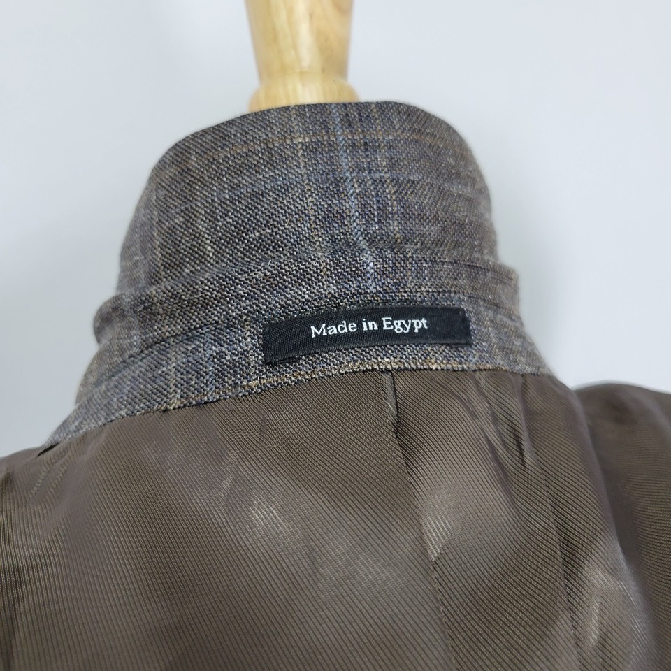 Pronto Uomo Platinum Men's Sport Coat Blazer Two Button Wool Silk Linen ...