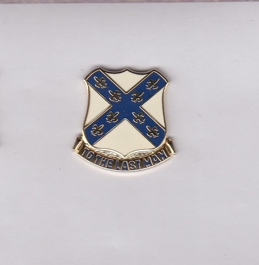 US Army 133rd Engineer Battalion DUI crest c/b clutchback badge W-30 | eBay