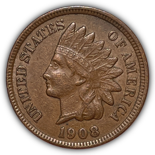 1908 Indian Head Cent Almost Uncirculated AU Coin #23504 | eBay