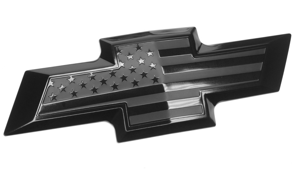 Bowtie Overlay Metal Flag Emblem Compatible with 2022-2024 Silverado ...