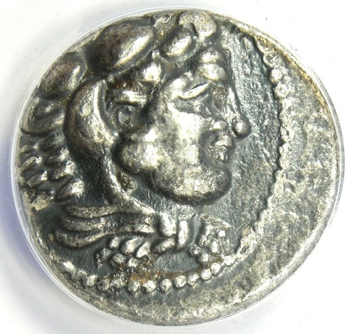 Alexander the Great III AR Tetradrachm Silver Coin 323-304 BC - ANACS ...