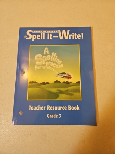 Spell It Write Teacher Resource Book Grade 3 | eBay