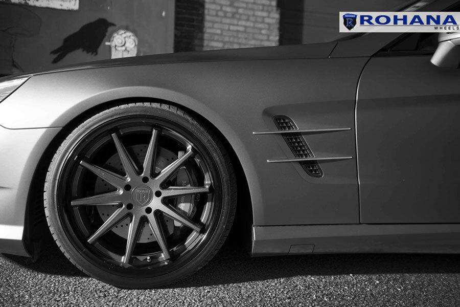 20” ROHANA RFC10 MACHINE SILVER CONCAVE WHEELS FOR MERCEDES W221 W222 ...