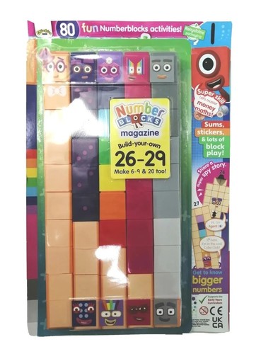 CBeebies Numberblocks Magazine 26-29 with Toys Philippines | Ubuy