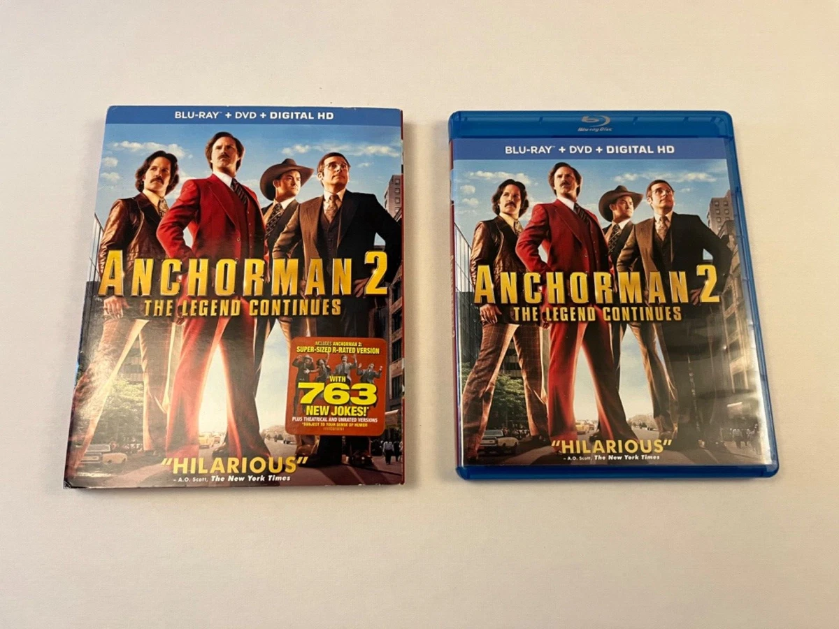 Anchorman 2 The Legend Continues Dvd Cover