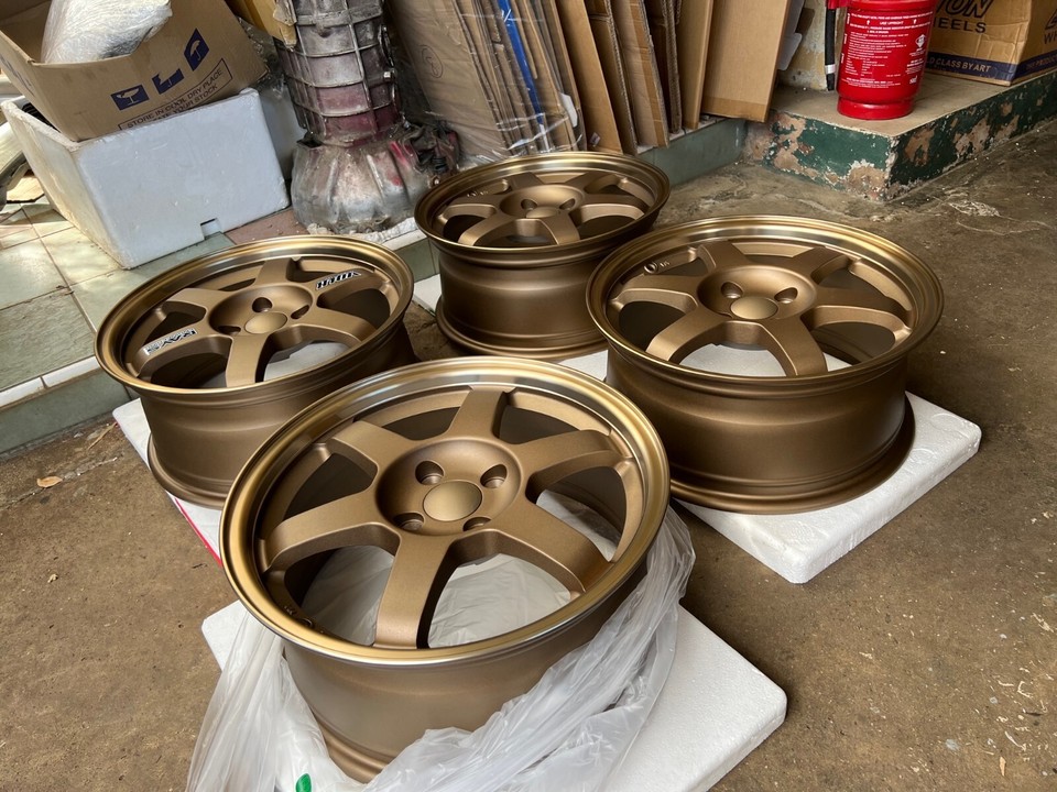 For Honda delsol ek9 ef8 ef9 sb3 eg6 dc2 eg2 JDM 16" TE Bronze Style ...