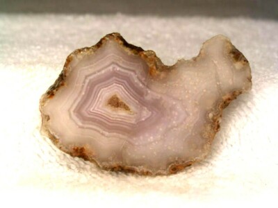 Laguna agate geode slice 2.25x1.5 inch s3 | eBay