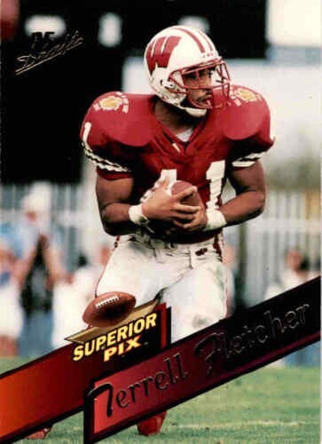 1995 Superior Pix #94 Terrell Fletcher Wisconsin Badgers Card | eBay