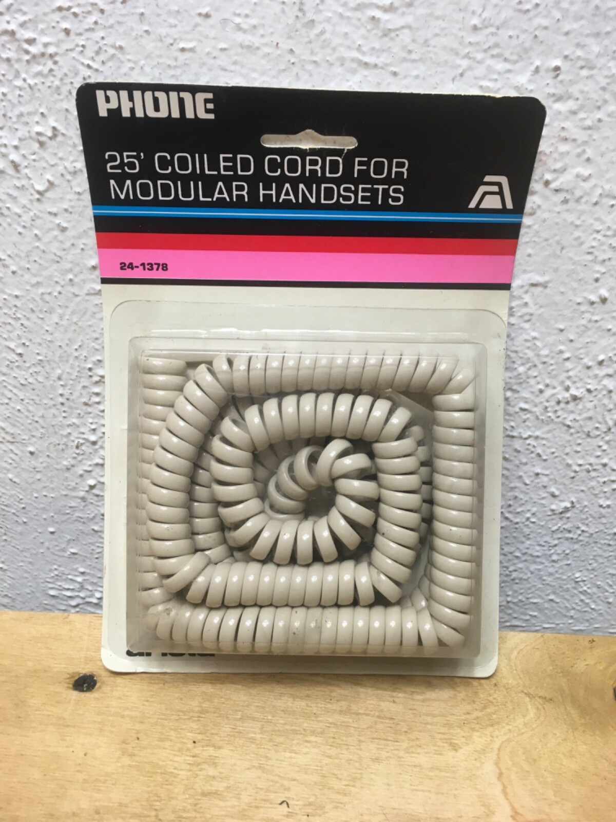 Modular Telephone Coiled Handset Cord New Old Stock 25 Feet #b-14 | eBay