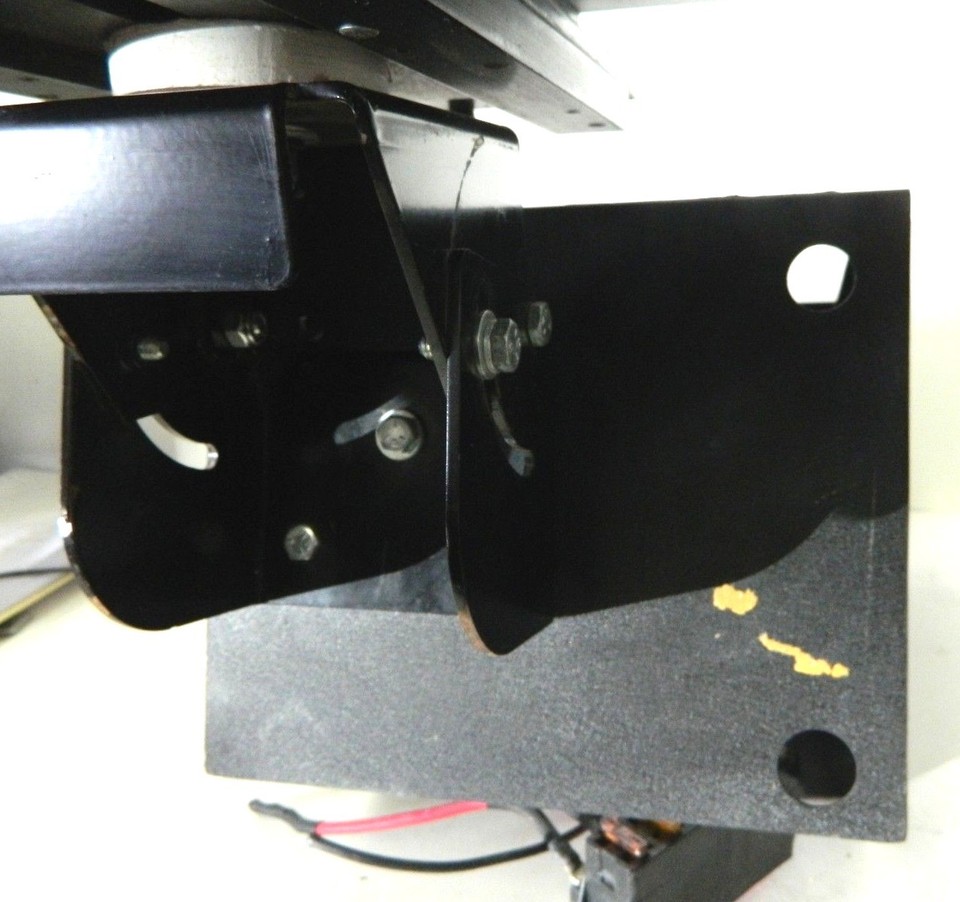 Jotto Desk Police Console Desk Center Mount w/ Precision Laptop Mount ...