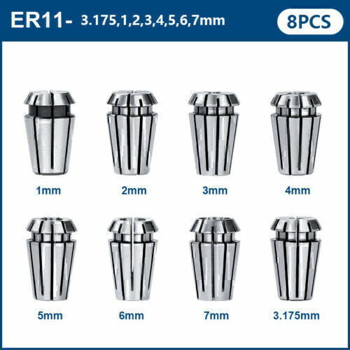 1-26mm for CNC Engraving Lathe Milling Cutter ER11-ER40 Spring Collet ...