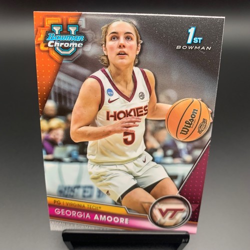 2023-24 Bowman Chrome U #2 Georgia Amoore Virginia Tech Hokies | eBay