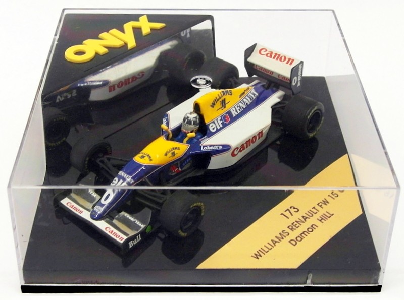 Onyx 1/43 Scale Model Car 173 - F1 Williams Renault FW 15 C - D.Hill ...