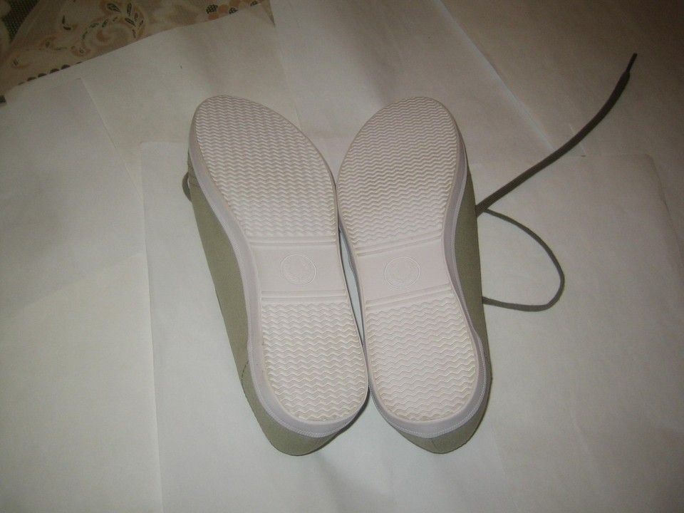 Ladies pumps ‘ FRED PERRY ‘ – size 6 – green – good condition | eBay UK