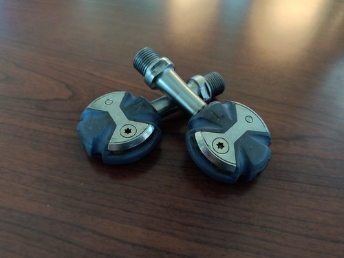 Speedplay Zero Clipless Pedals, 9/16" Thread, Stainless Steel Spindle, Blue | eBay