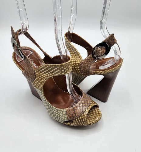 Edmundo Castillo Women's Python Skin Platform Pumps Sz 6 US / 36 1/2 EU ...
