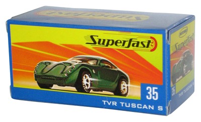 Matchbox Superfast (2004) Green TVR Tuscan S Power Grab Box Toy Car #35 ...