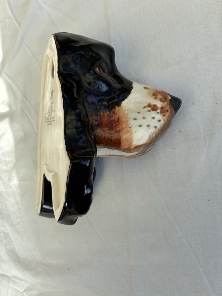 Antique / Vintage Crown Devon Spaniel / Dog Wall Hanging Ornament | eBay UK