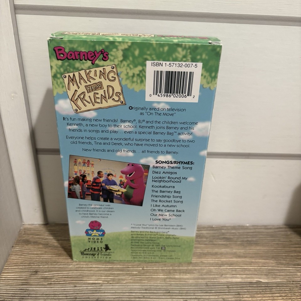 Barney VHS Box Set of 4 VHS “Fun 4 You” Value Pack 1997 Tape Great ...