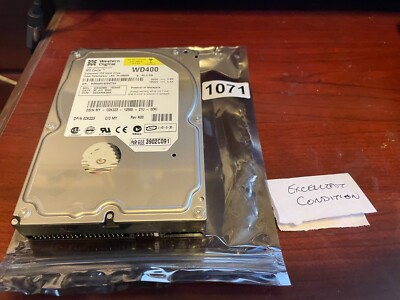 Western Digital WD400BB 40GB 3.5" Internal Enhanced IDE Hard Drive | eBay