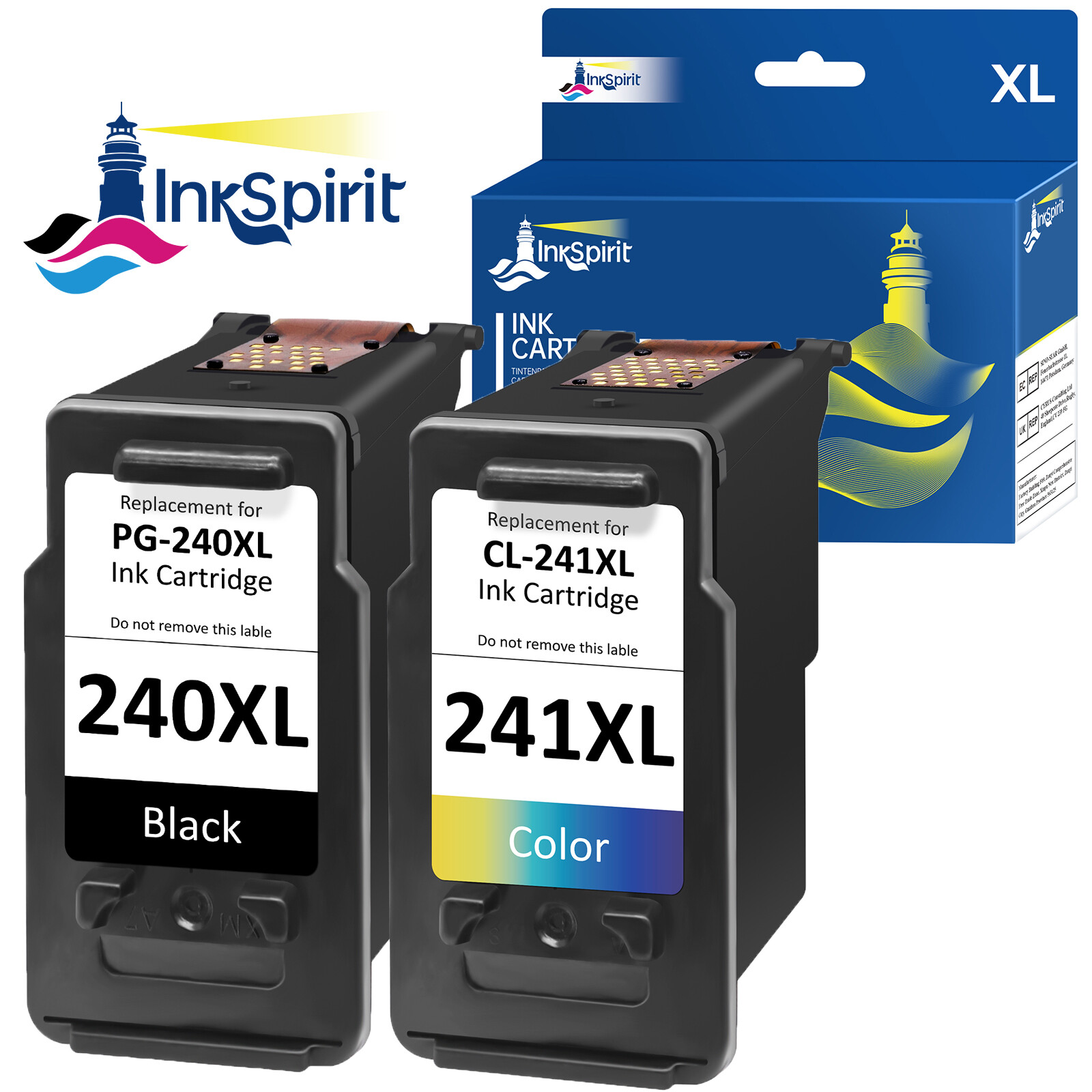 PG-240XL CL-241XL Black Color Ink Cartridges for Canon Pixma MG3620 ...