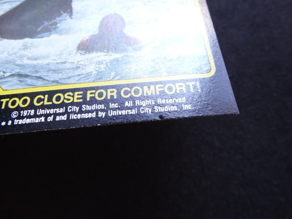 1978 Topps Jaws 2 Shark Movie Trading Card Complete Your Set You U Pick ...