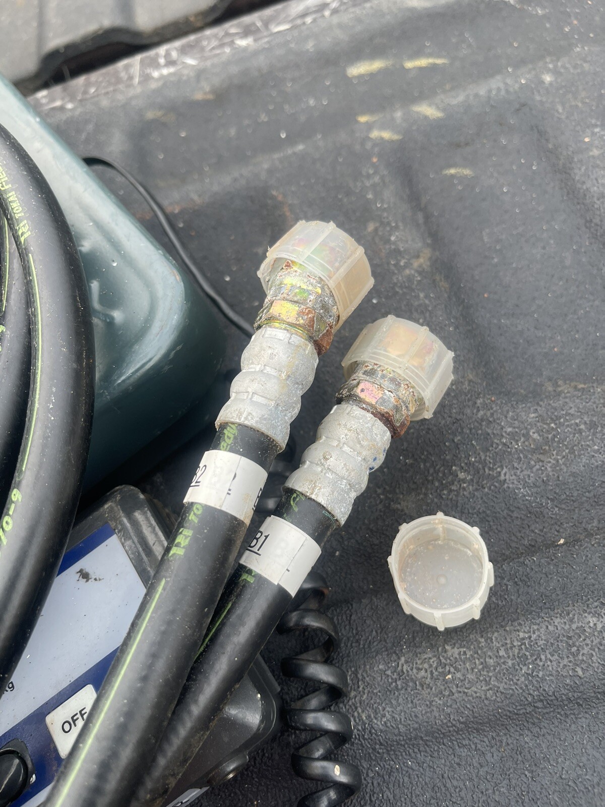 Tokai SIB 70-9 Flexible Hydraulic Hose 19 Feet Long Lot Of 2 Komatsu ...