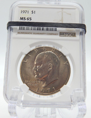 1971 P - IKE EISENHOWER DOLLAR NGC MS 65 -BT359 | eBay