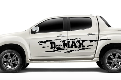 Graphics Splash Style Car Stickers For Isuzu Dmax Pickup Side Door ...