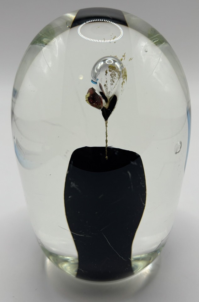 Berry Davis Neptune Hot Glass Art Neptune Bloom 24K Gold Leaf Spun ...
