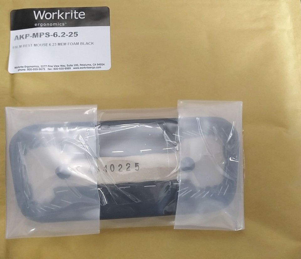 WORKRITE KEYBOARD PLATFORM 482 REPLACEMENT MOUSE PALM SUPPORT AKP-MPS-6 ...