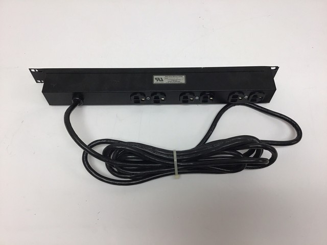 SL Waber 911cb-15 Rack Mounted Power Tap 6 Outlet 125v-ac 15a Amp for ...