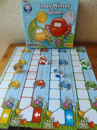 INSEY WINSEY SPIDER GAME WITH NUMBERS AND SHAPES | eBay