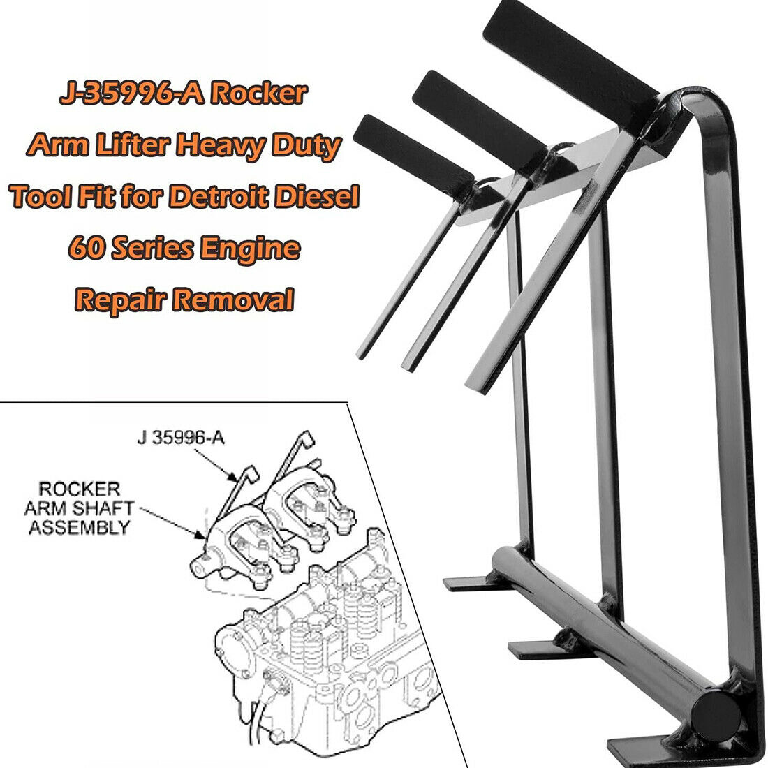 J-35996-A Rocker Arm Lifter Tool Fits for Detroit Diesel 50 & 60 Series ...