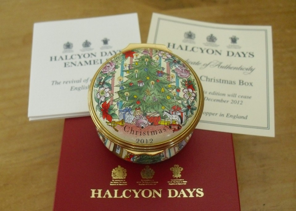 Halcyon Days Christmas Boxes - Sold Individually - 1 3/4"(4.25cms) | eBay