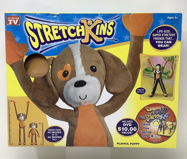 as Seen on TV Stretchkins Playful Puppy Ages 3 Grows to 60" for sale ...
