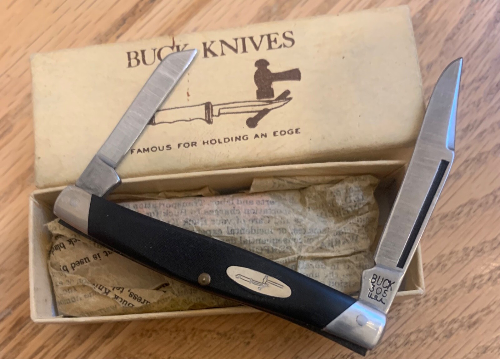 VINTAGE PRE DATE CODE BUCK 305 LANCER KNIFE NEVER USED IN BOX BRT3 * | eBay