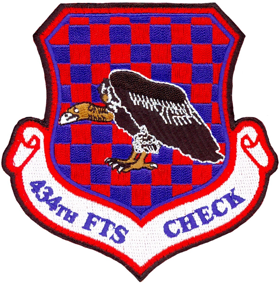 USAF 434th FIGHTER TRAINING SQUADRON PATCH - 434th FTS CHECK | eBay