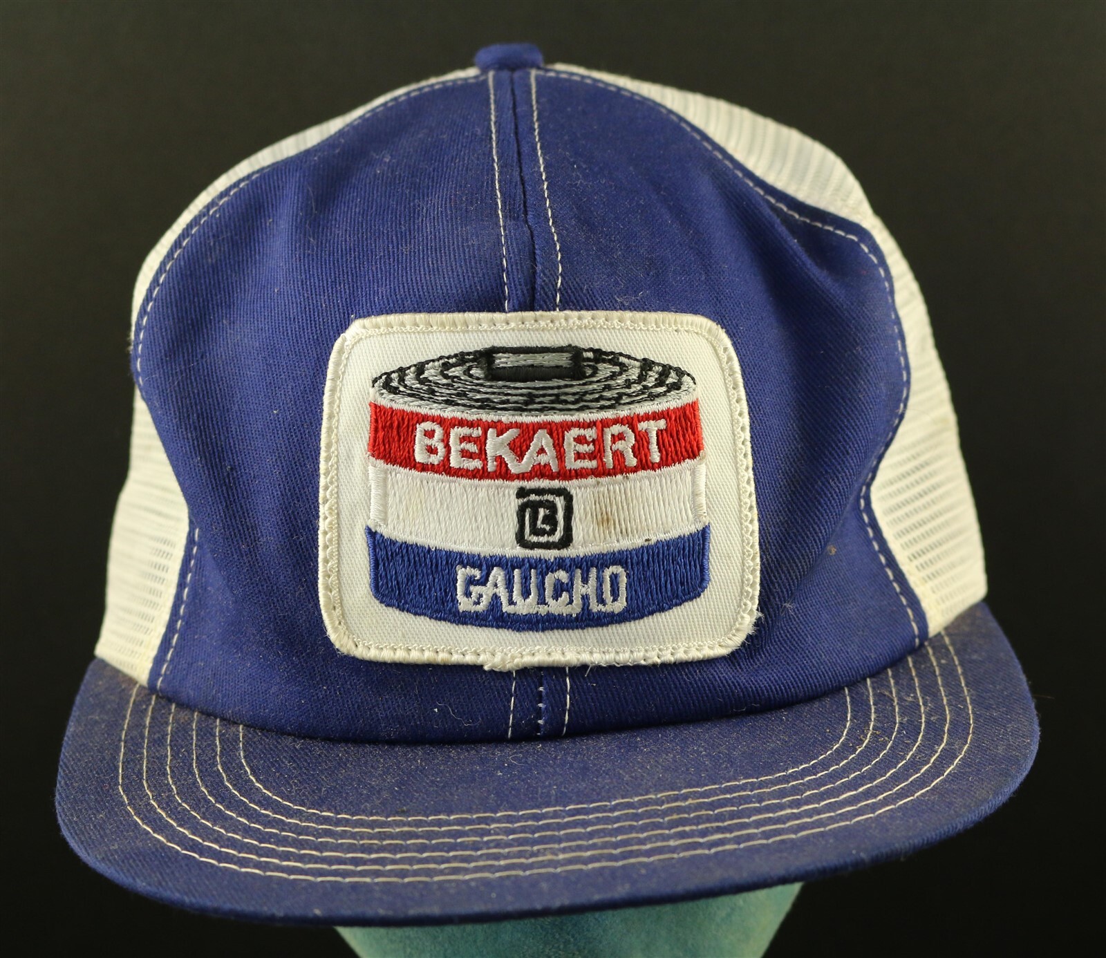 Bekaert Gaucho Vintage Mesh Trucker Hat Patch USA - Gem