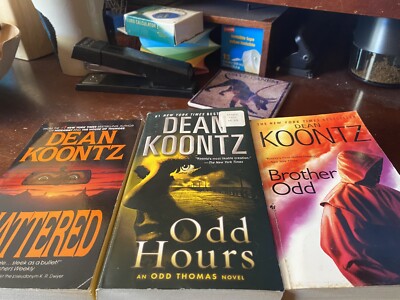Dean Koontz Paperbacks ~ Shattered, Odd Hours & Brother Odd Excellent ...