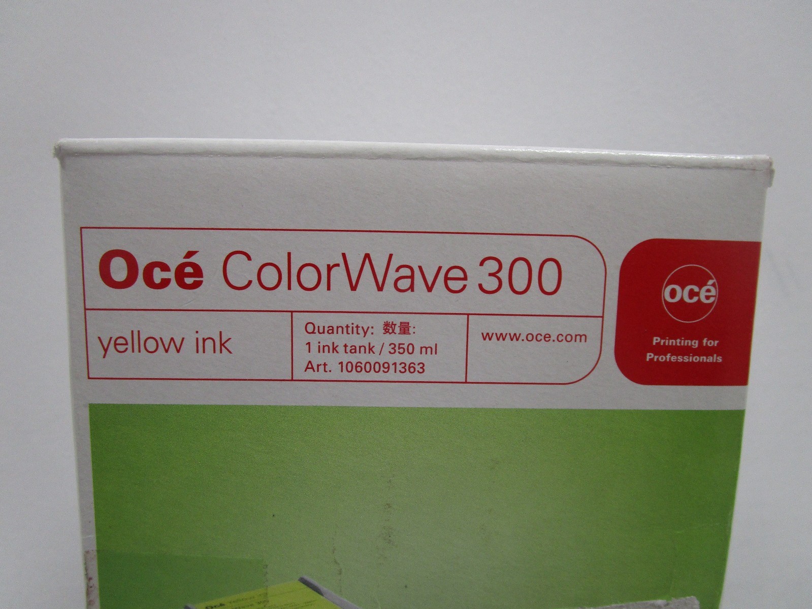 OCE COLORWAVE 300 YELLOW INK TANK TONER LASER PRINTER 1060091363 350ML ...