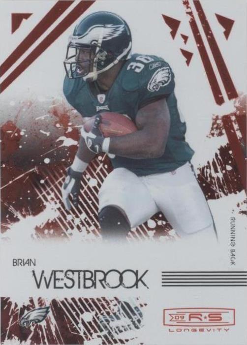 2009 Donruss Rookies & Stars Longevity - Brian Westbrook #73 Ruby /150 ...