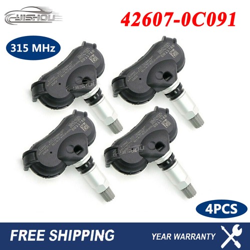 42607-0C091 TIRE PRESSURE SENSOR TPMS for Toyota Tundra Sequoia 2018 ...
