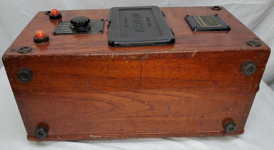 Vintage Megger Series 1 -Insulation Tester -Wood Box -Un-Tested -Parts ...