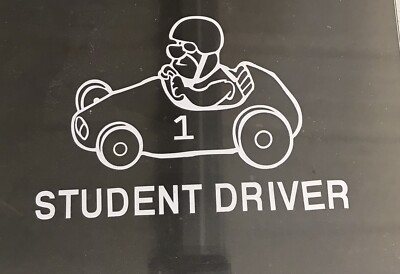 student driver decal 2pk | eBay