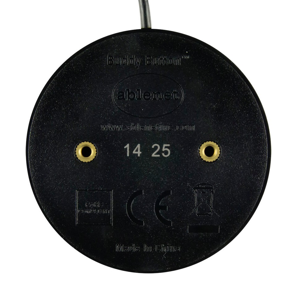 AbleNet Buddy Button Switch Blue - Assistive Technology Switch - #57600 ...